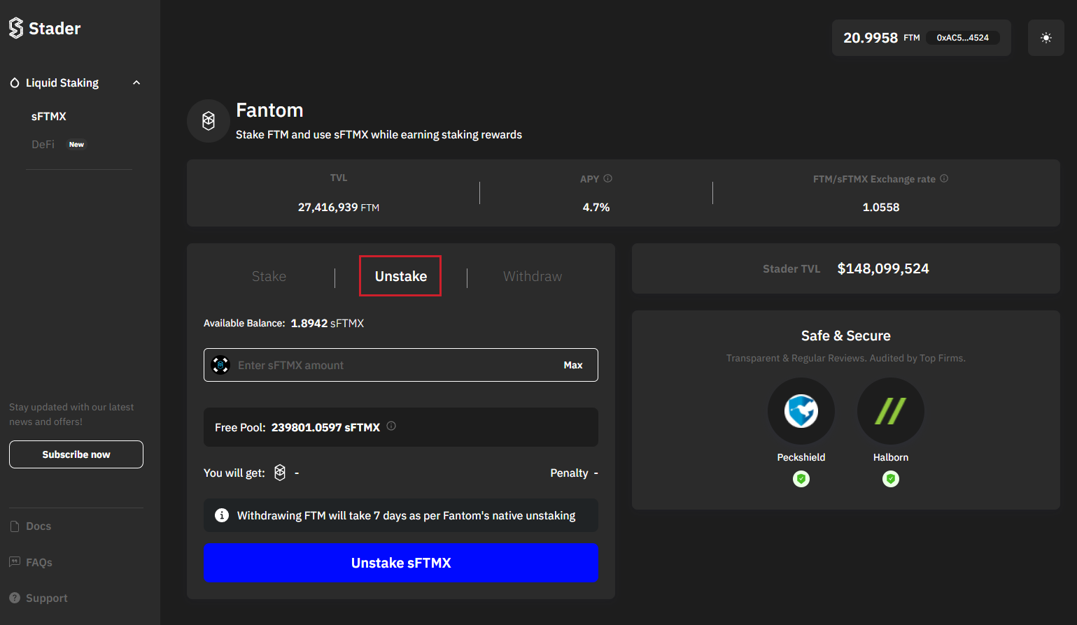 Getting started with Liquid Staking