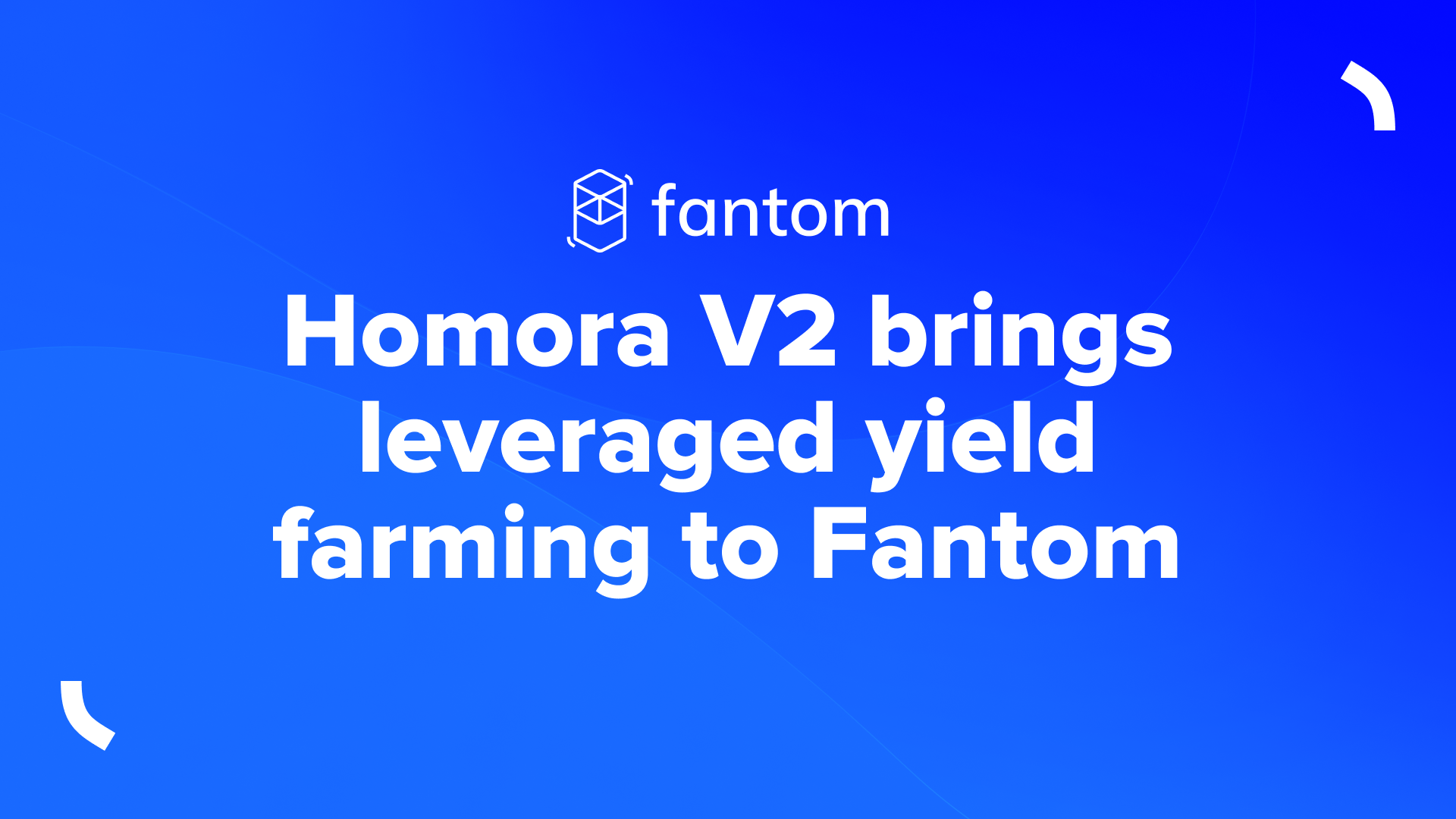 Homora V2 brings leveraged yield farming to Fantom