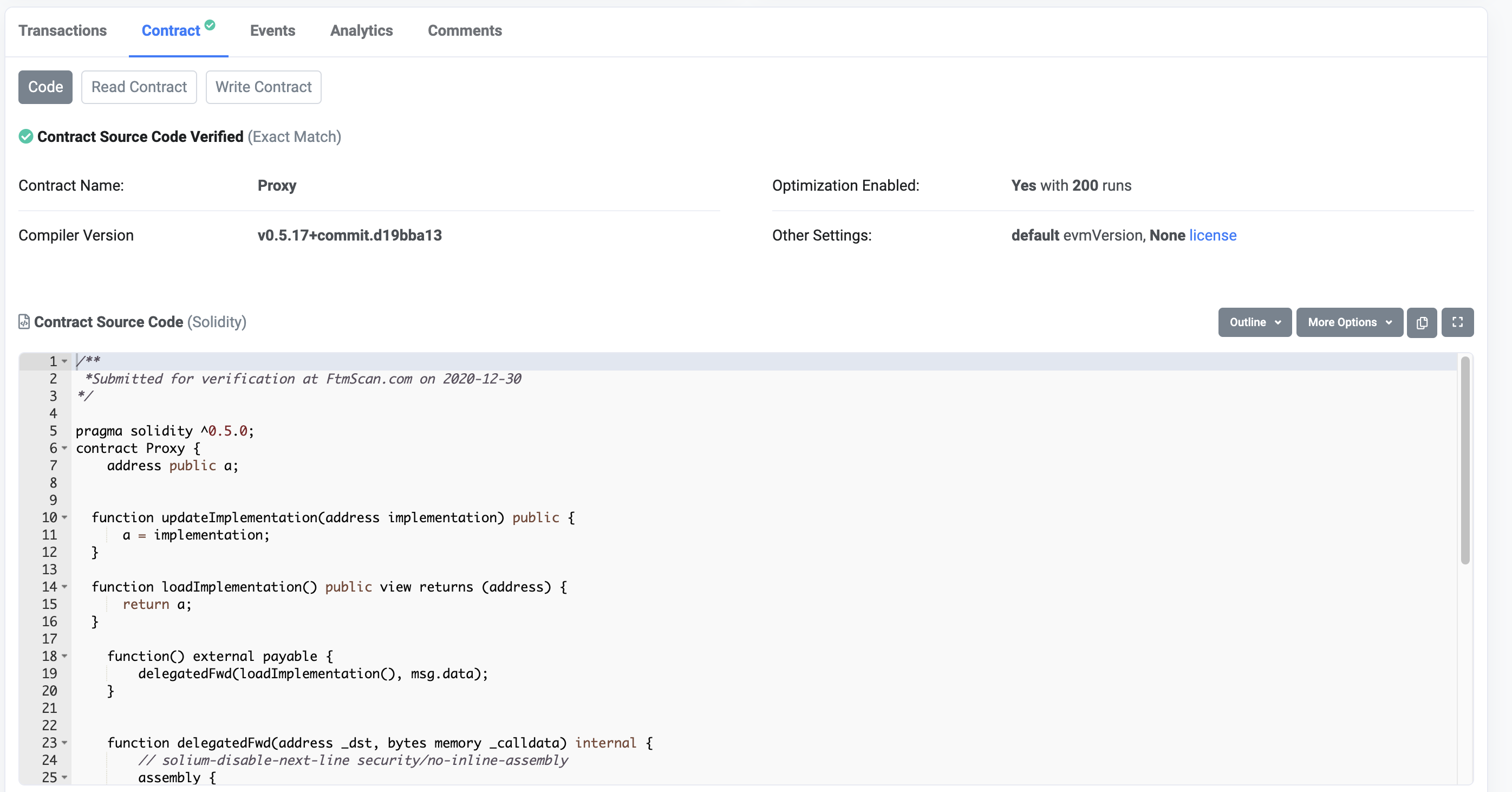 FTMscan – new Fantom mainnet explorer